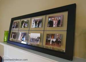 Old windows into picture frames – Green With Decor
