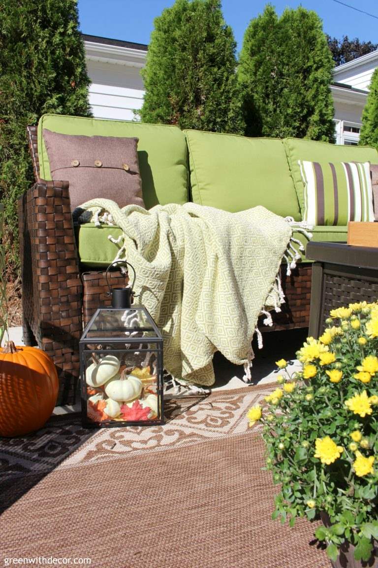 Fall patio ideas + outdoor tour – Green With Decor