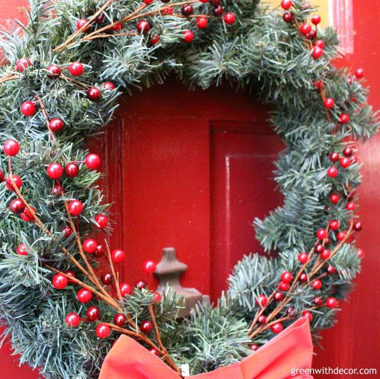 How to dress up cheap garland - Green With Decor