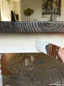 How to paint table legs - Green With Decor