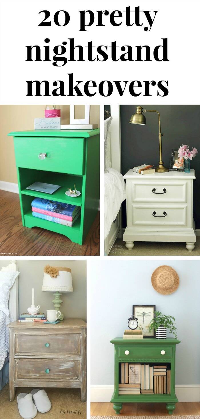 21 creative nightstand makeovers - Green With Decor