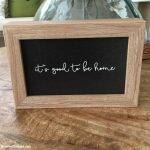 We're back in our house - Green With Decor