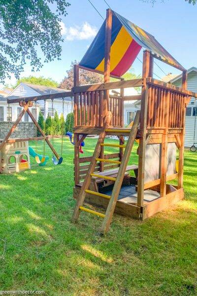 Family-friendly backyard tour - Green With Decor