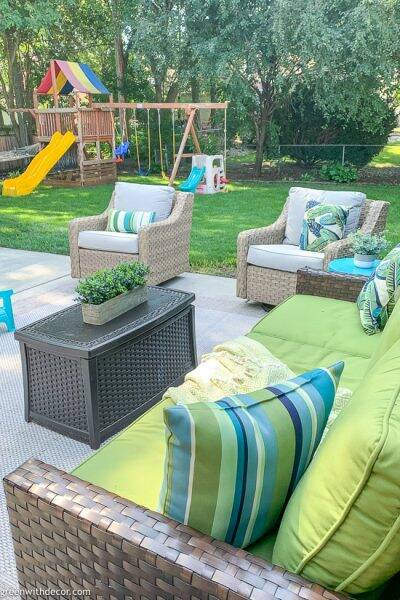 Family-friendly backyard tour - Green With Decor